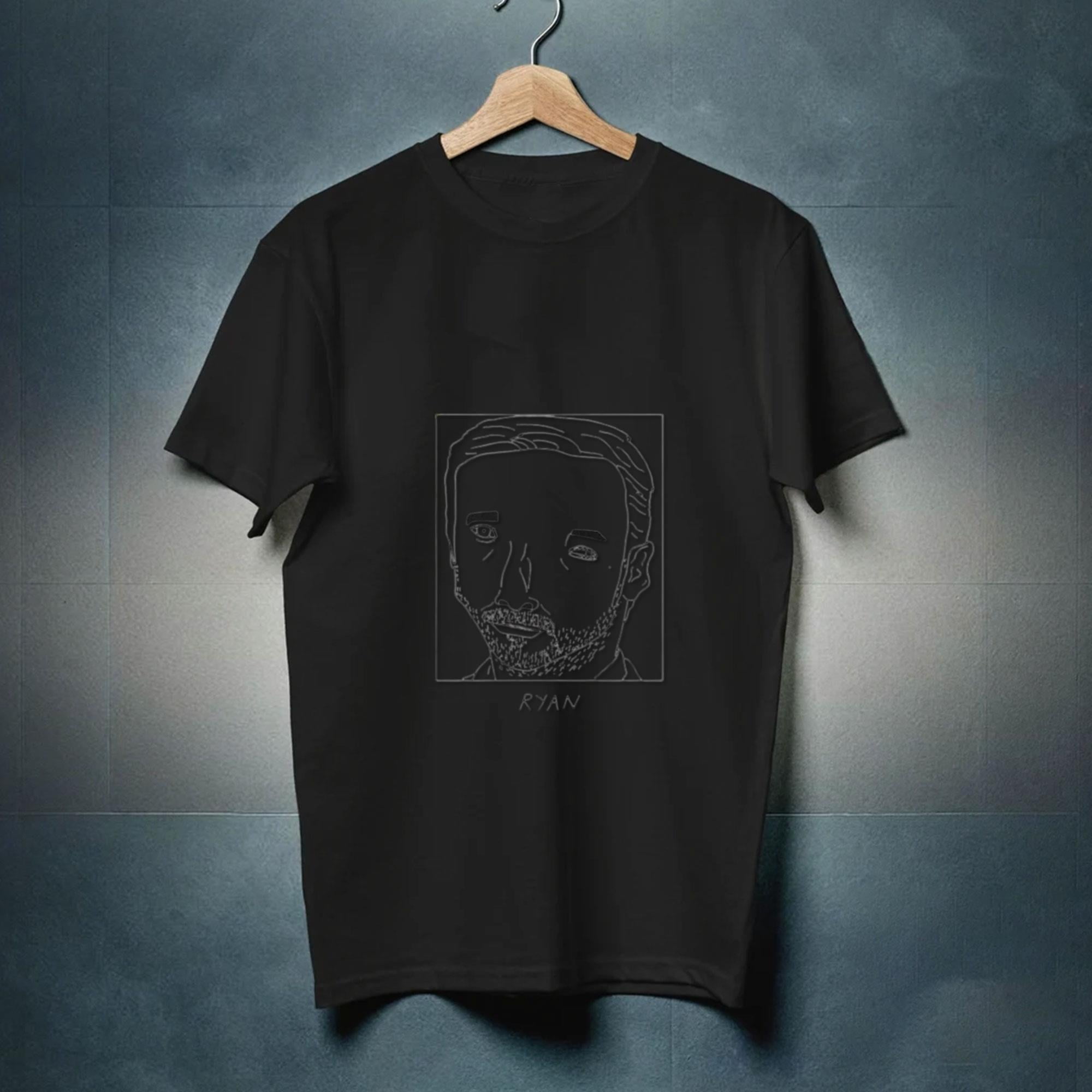 Badly Drawn Celebrities Ryan Gosling Unisex T Shirt Free Worldwide Delivery New