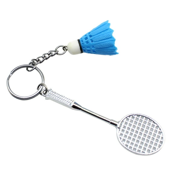Badminton & Badminton Bat Keychain Pendant Keyring, Small Backpack ...
