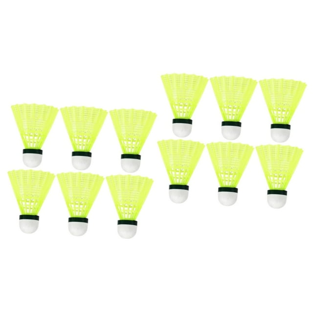 Badminton Birdies Nylonn-12 Pack Tube of Durable Nylon Shuttlecocks ...