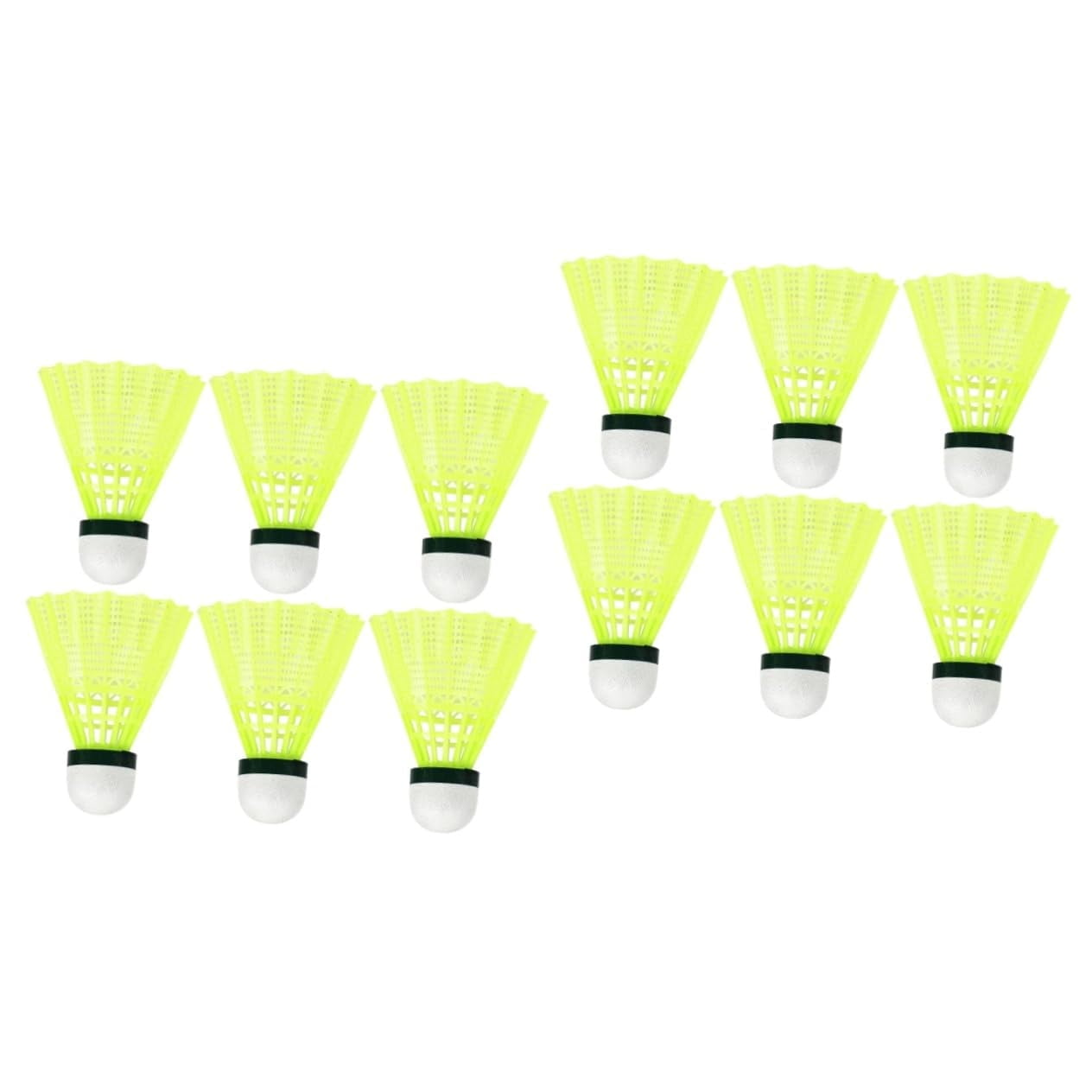 Badminton Birdies Nylonn-12 Pack Tube of Durable Nylon Shuttlecocks ...