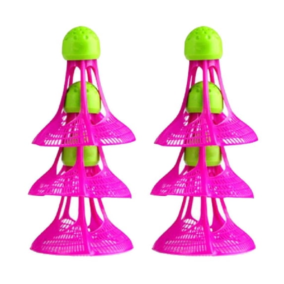 Badminton Elastic Head Nylon Plastics Badminton Shuttlecock Set for ...