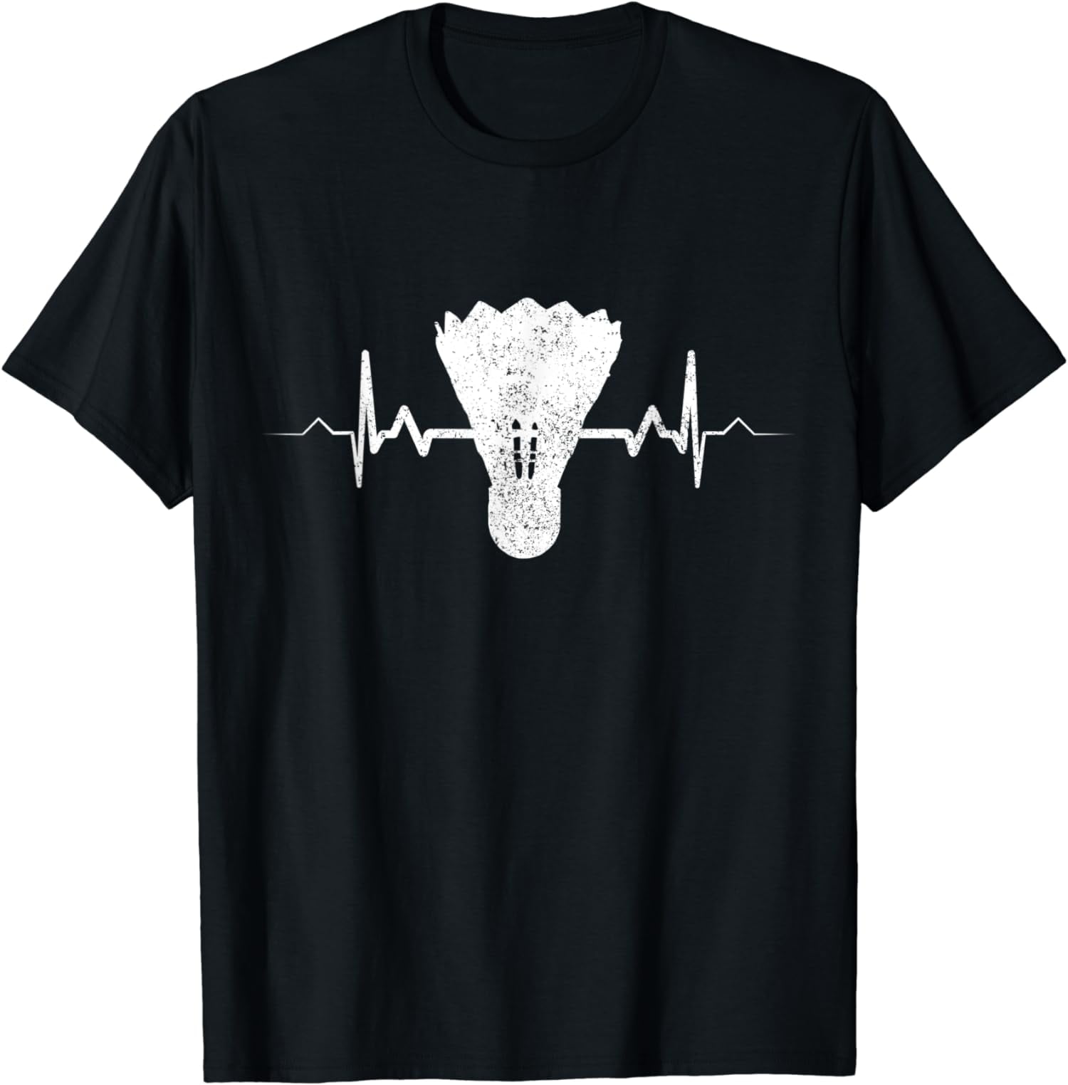 Badminton Heartbeat - Racket Shuttlecock Sports Gift T-Shirt - Walmart.com