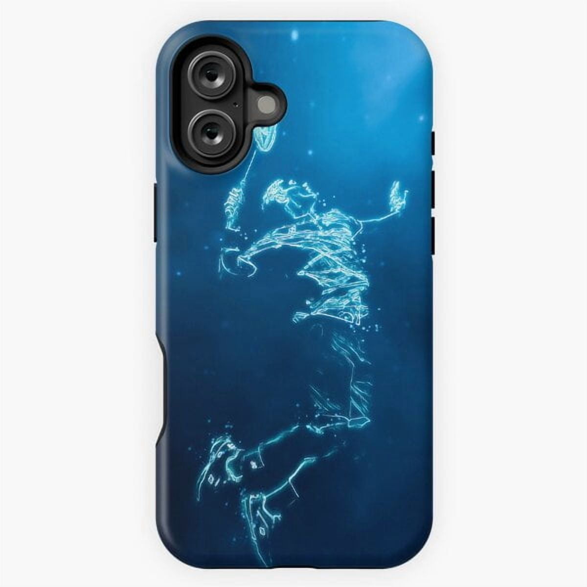 Badminton Jump Smash in Action Inspired Graphic Case for Apple iPhone ...