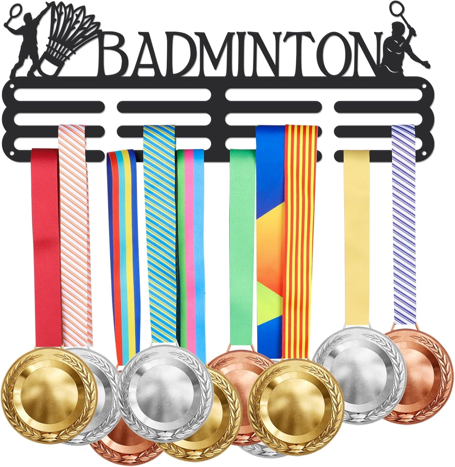 Badminton Medal Hanger Display Holder Men Sports Medal Display Rack ...