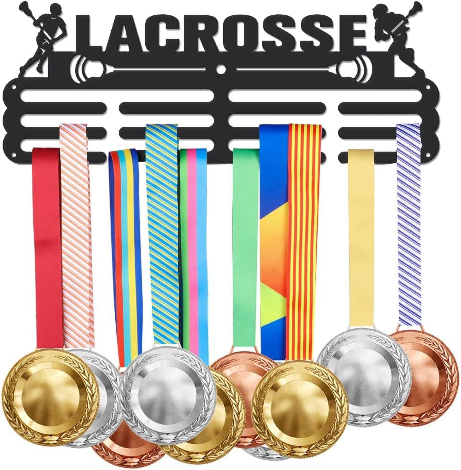 Badminton Medal Holder Ball Sports Medals Display Black Iron Wall ...