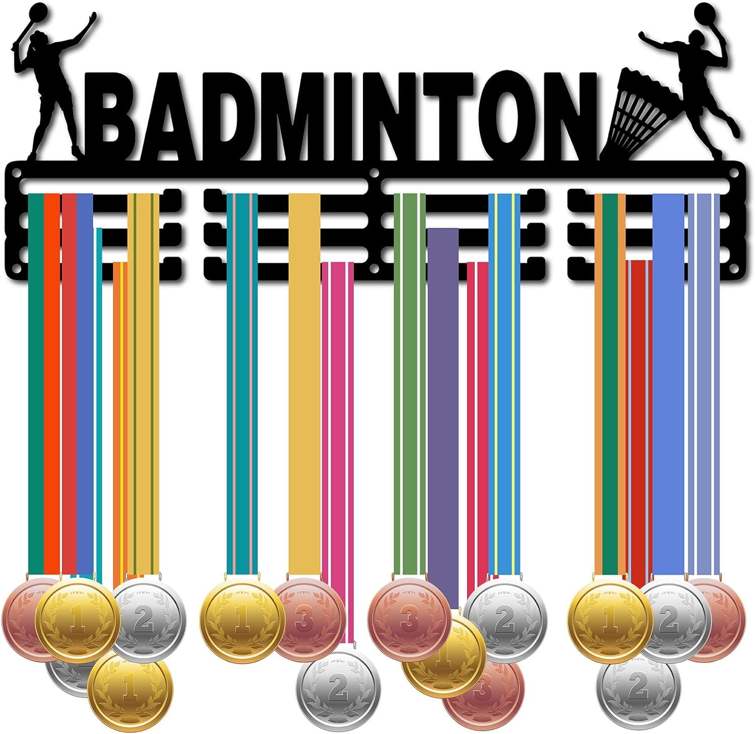 Badminton Medal Holder Hanger Sports Medal Hanger Rack Medal Holder ...