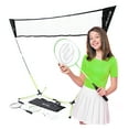 Badminton Net Outdoor Game Set - Rackets Shuttlecocks Combo No Tools ...