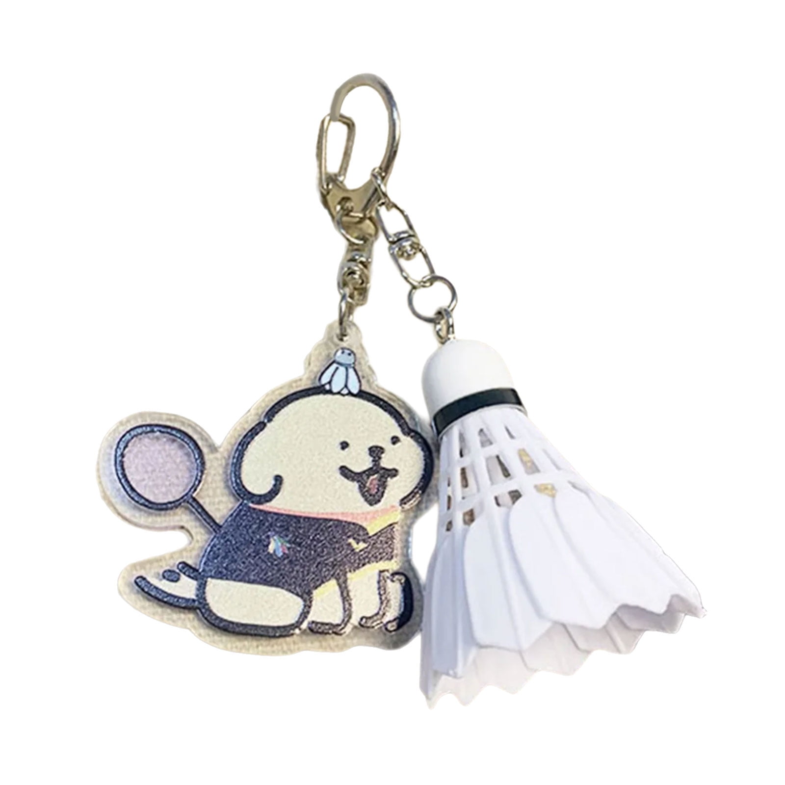 Badminton Pendant Keyrings Gifts for Badminton Lover Couples Backpack ...