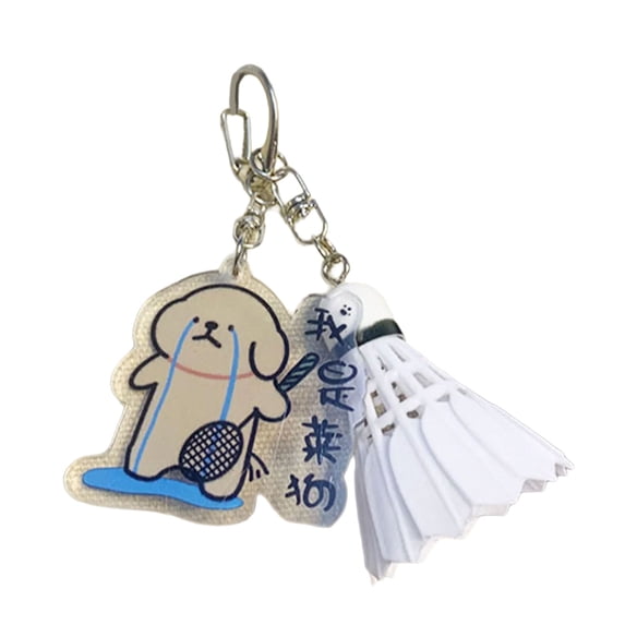 Badminton Pendant Keyrings Gifts for Badminton Lover Couples Backpack ...
