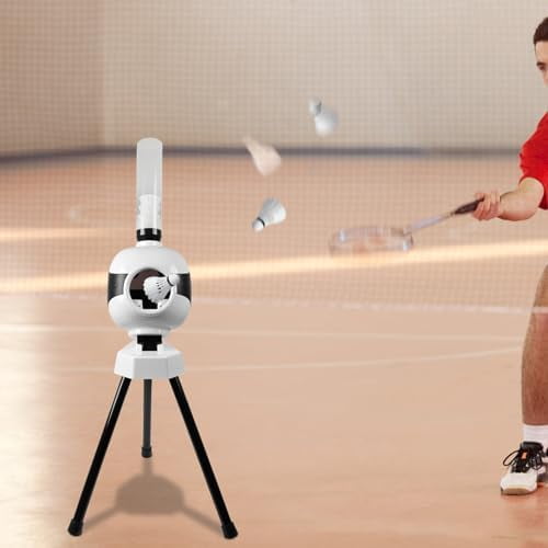 Badminton Pitching Machine, Portable Badminton Serve Machine, Automatic ...