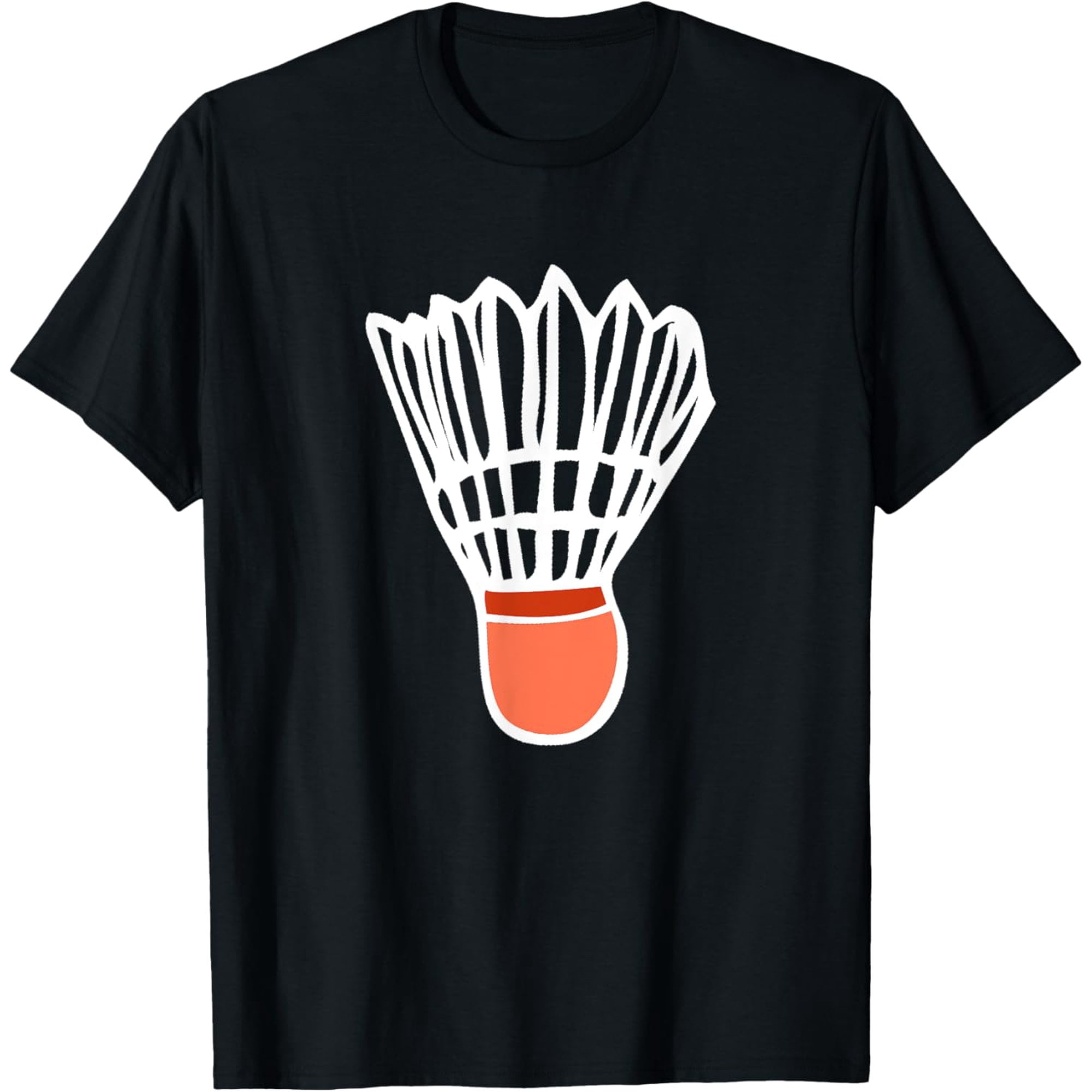 Badminton Player Racket Shuttlecock Illustration Sport T-Shirt ...