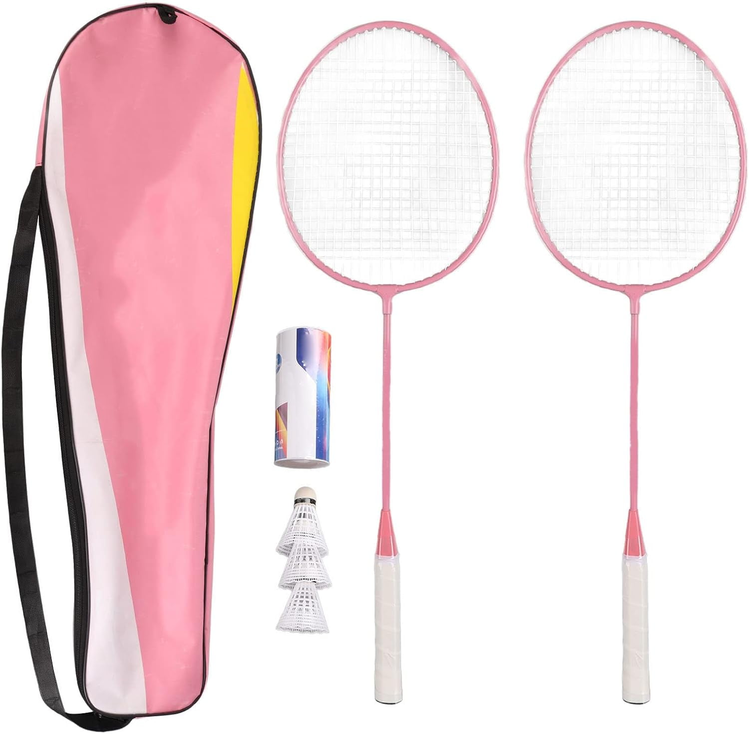 Badminton Rackets Set of 2, 2 Player Badminton Racquets Set with 2 ...