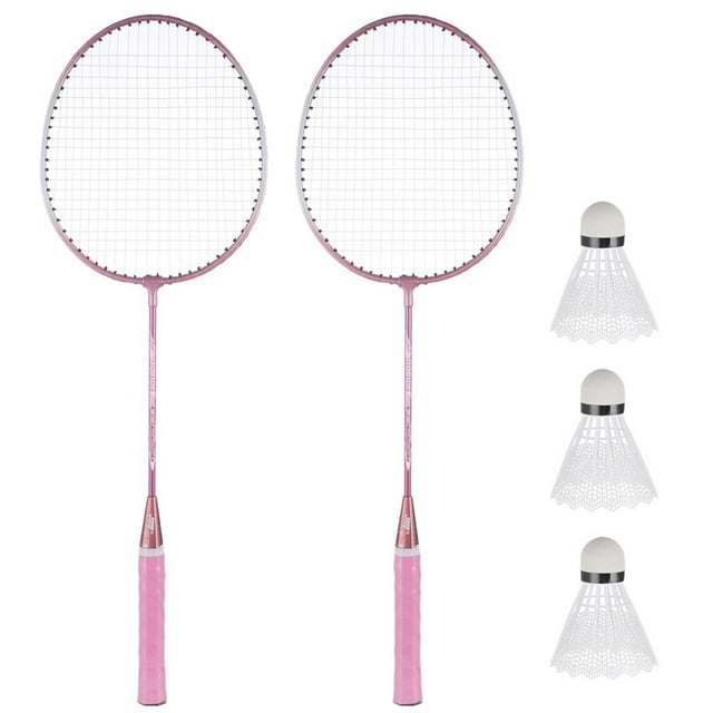 Badminton Rackets Shuttlecocks Set, 2 Carbon Fiber Badminton Rackets ...