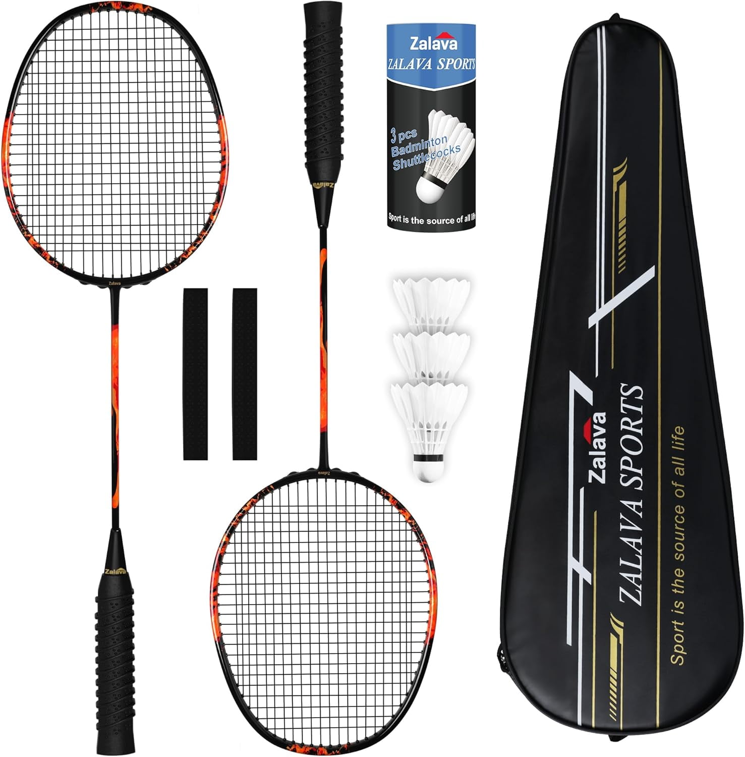 Badminton Racquets Set Professional Badminton Rackets Lightweight,4 ...