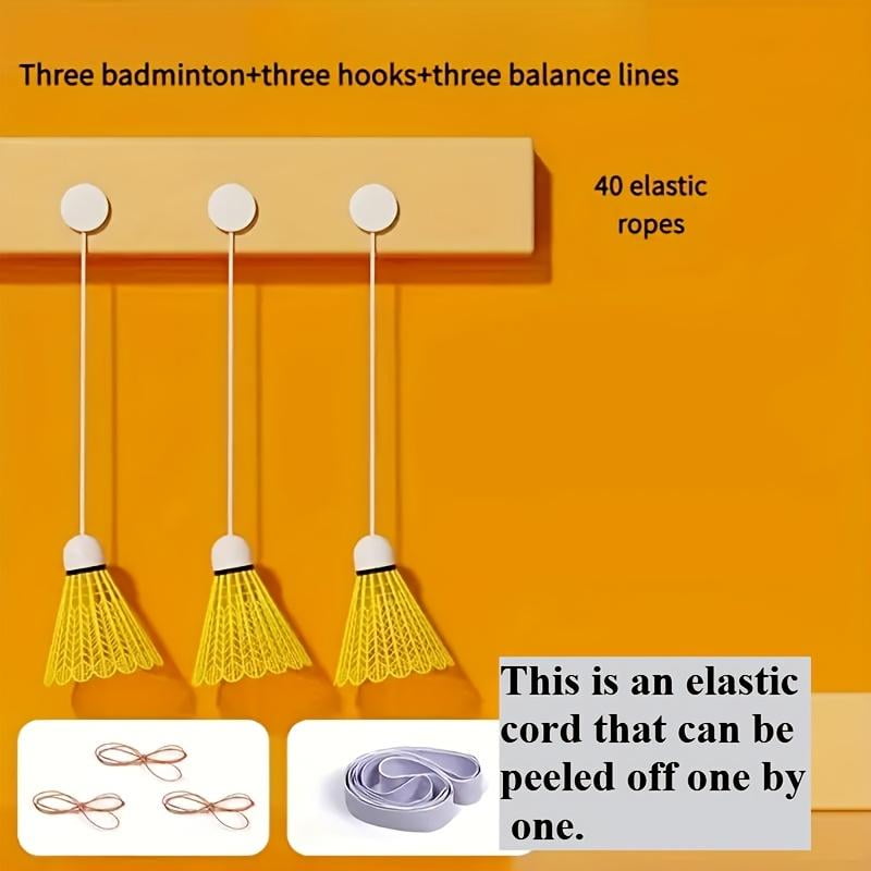 Badminton Rebound Trainer, Luminous Badminton Training Tool Adjustable ...