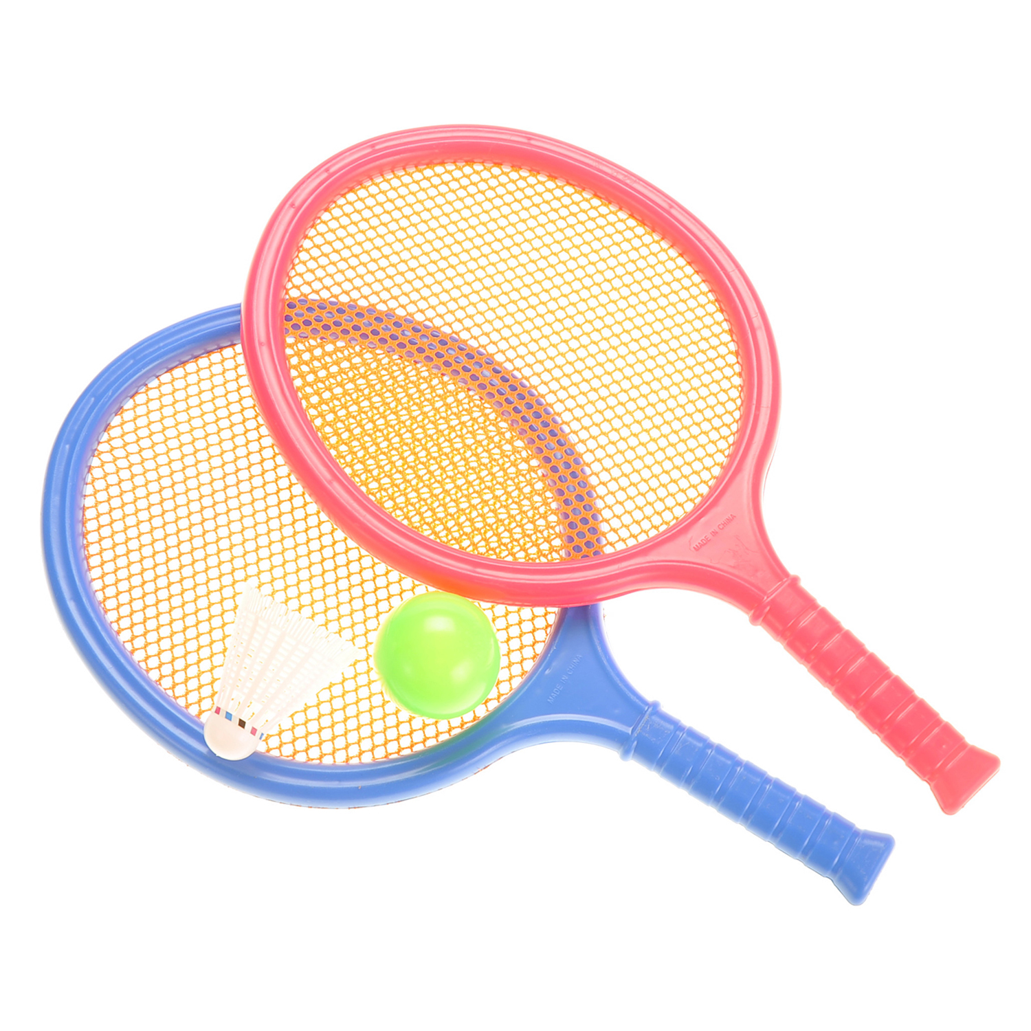 Badminton Set For Kids With 2 Rackets, Ball And Birdie, Tennis Racquet ...