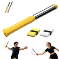 Badminton Swing Trainer, Adjustable Resistance & Sound Feedback ...