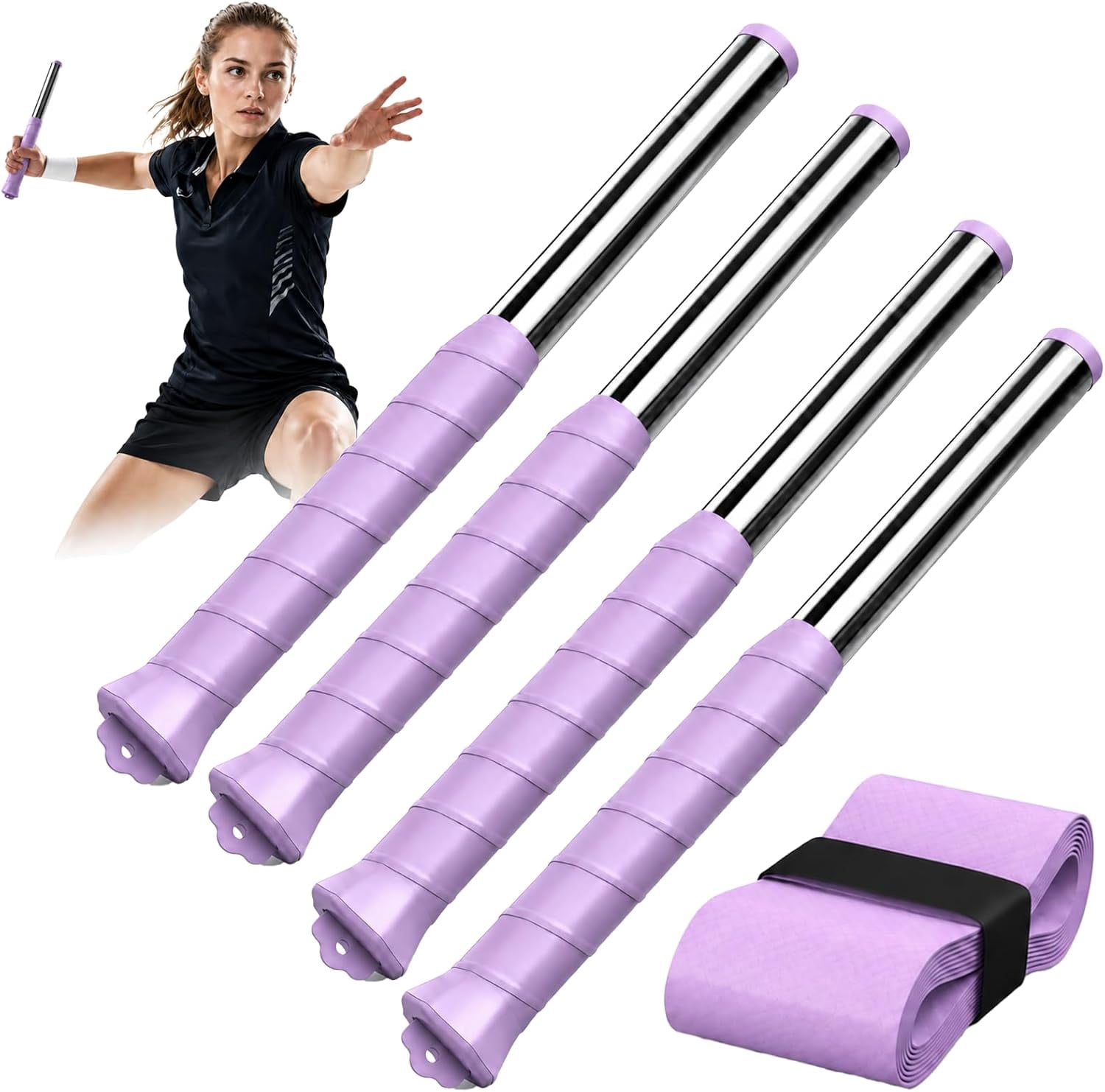 Badminton Swing Trainer Sound, Magnetic Adjustable Power Trainer with ...