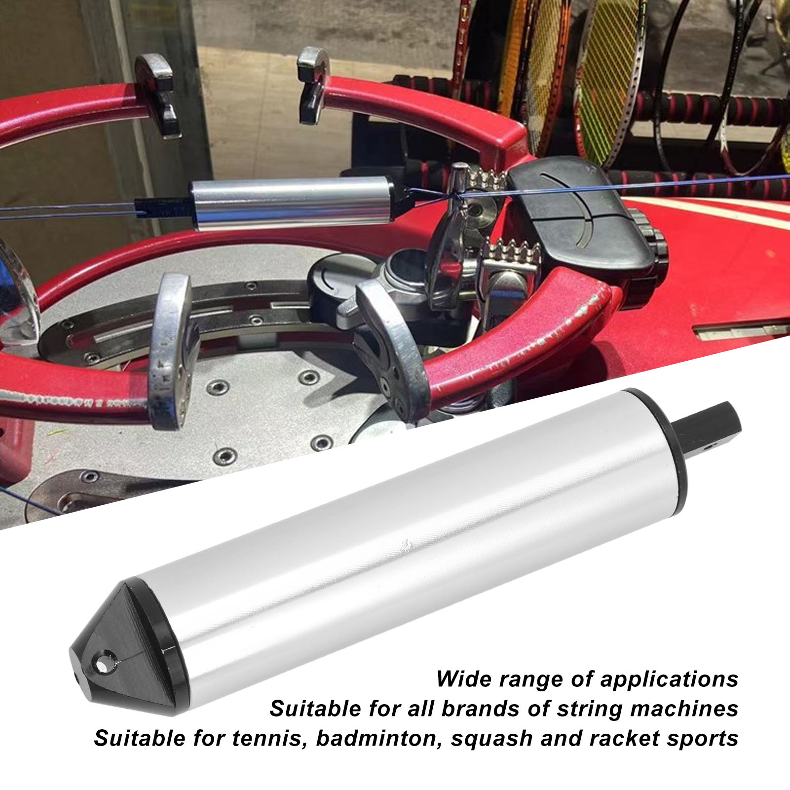 Badminton/Tennis Racket Tension Gauge, Calibrator Up To 100lbs ...