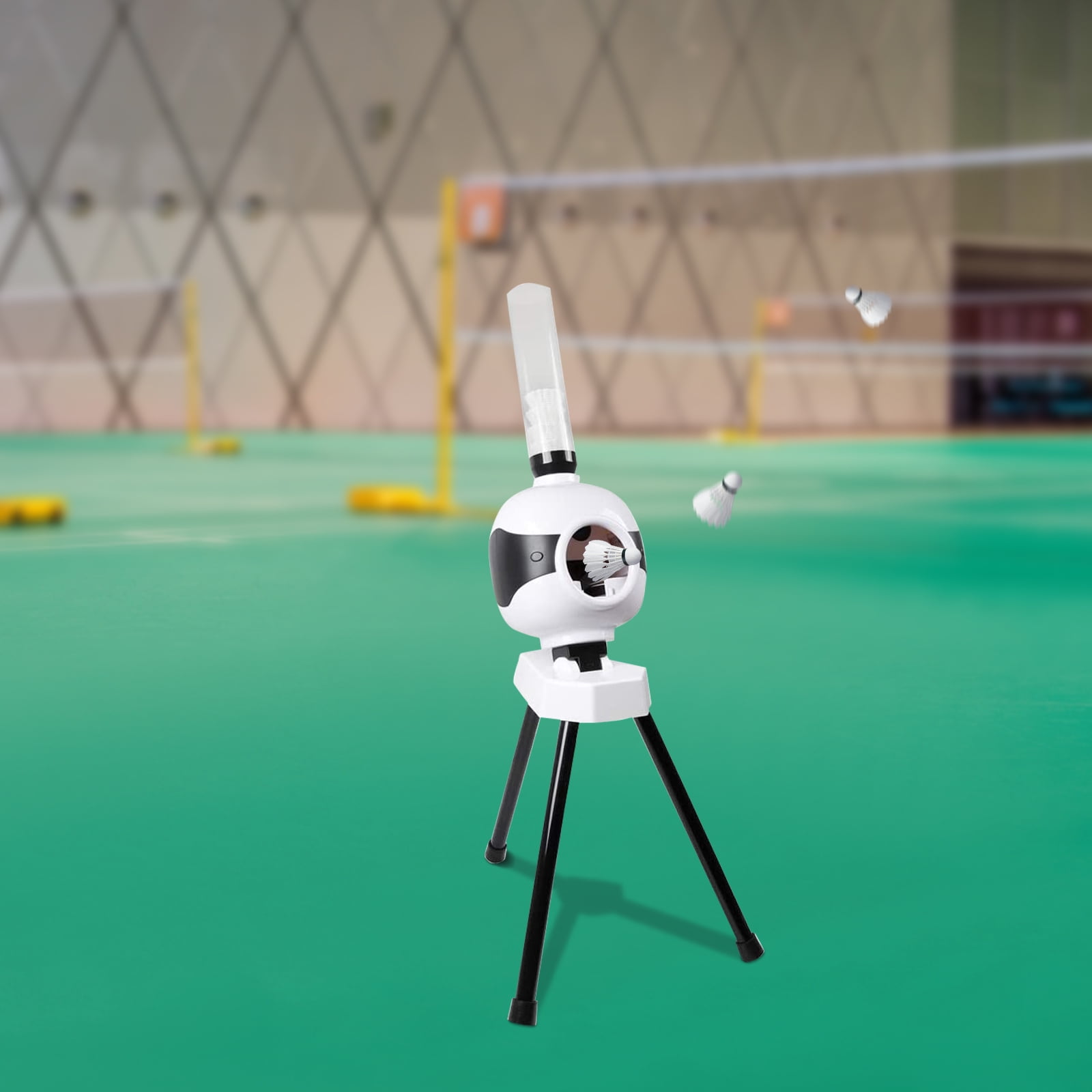 Badminton Training Machine, Portable Shuttlecock Launcher for Kids and ...