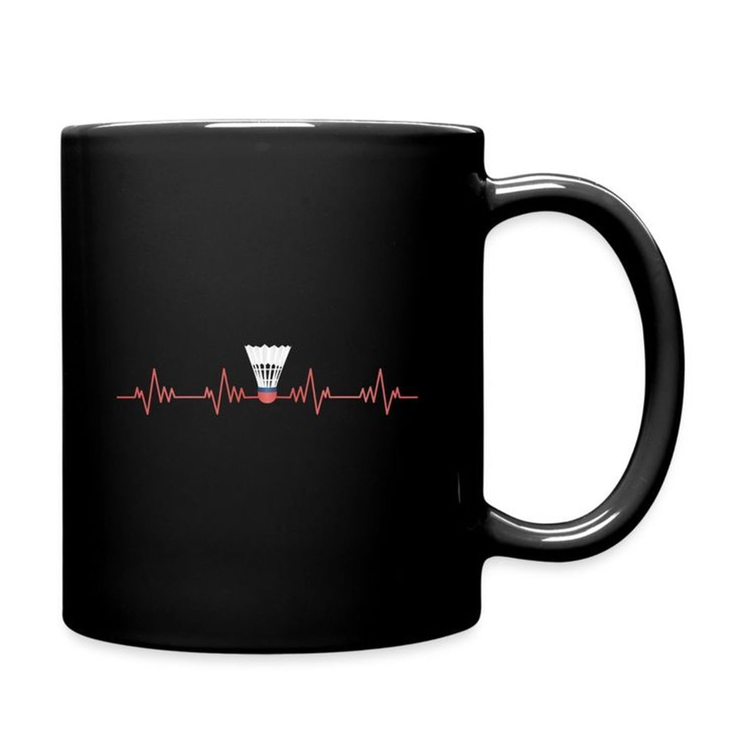 Badminton in Heart - Full Color Mug black - Walmart.com