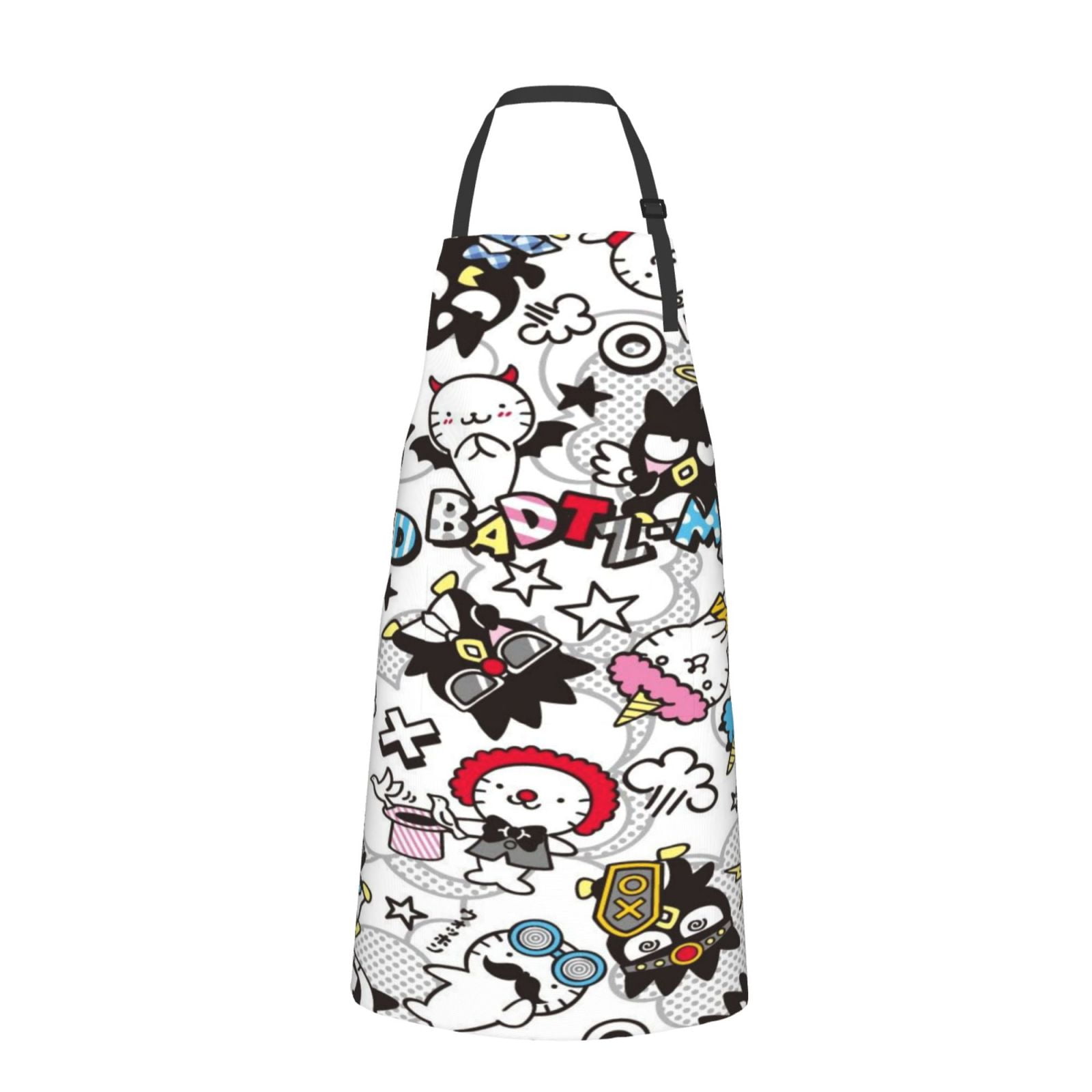 Badtz Maru Adjustable Bib Aprons, Waterdrop Resistant Apron with 2 ...