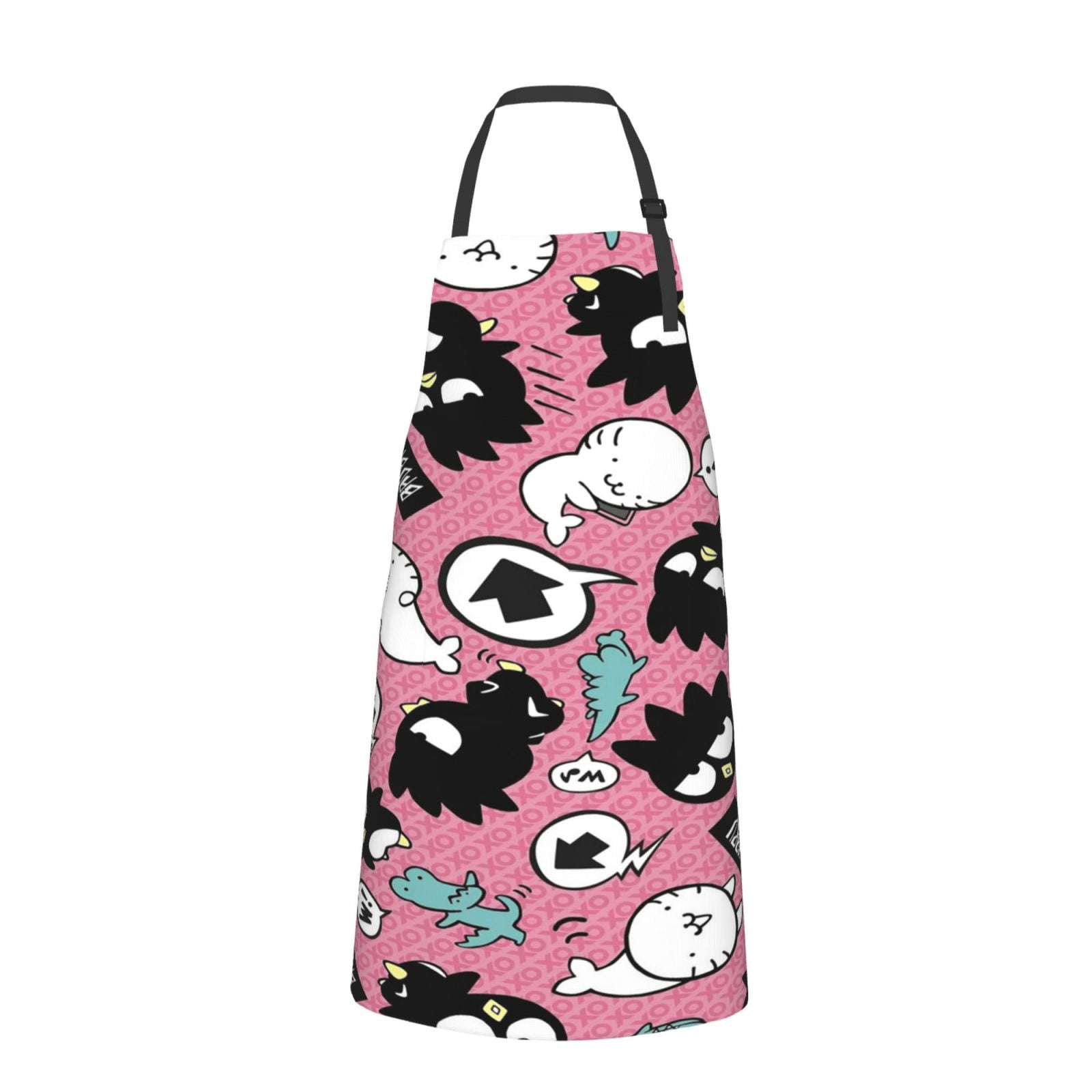 Badtz Maru Adjustable Bib Aprons, Waterdrop Resistant Apron with 2 ...