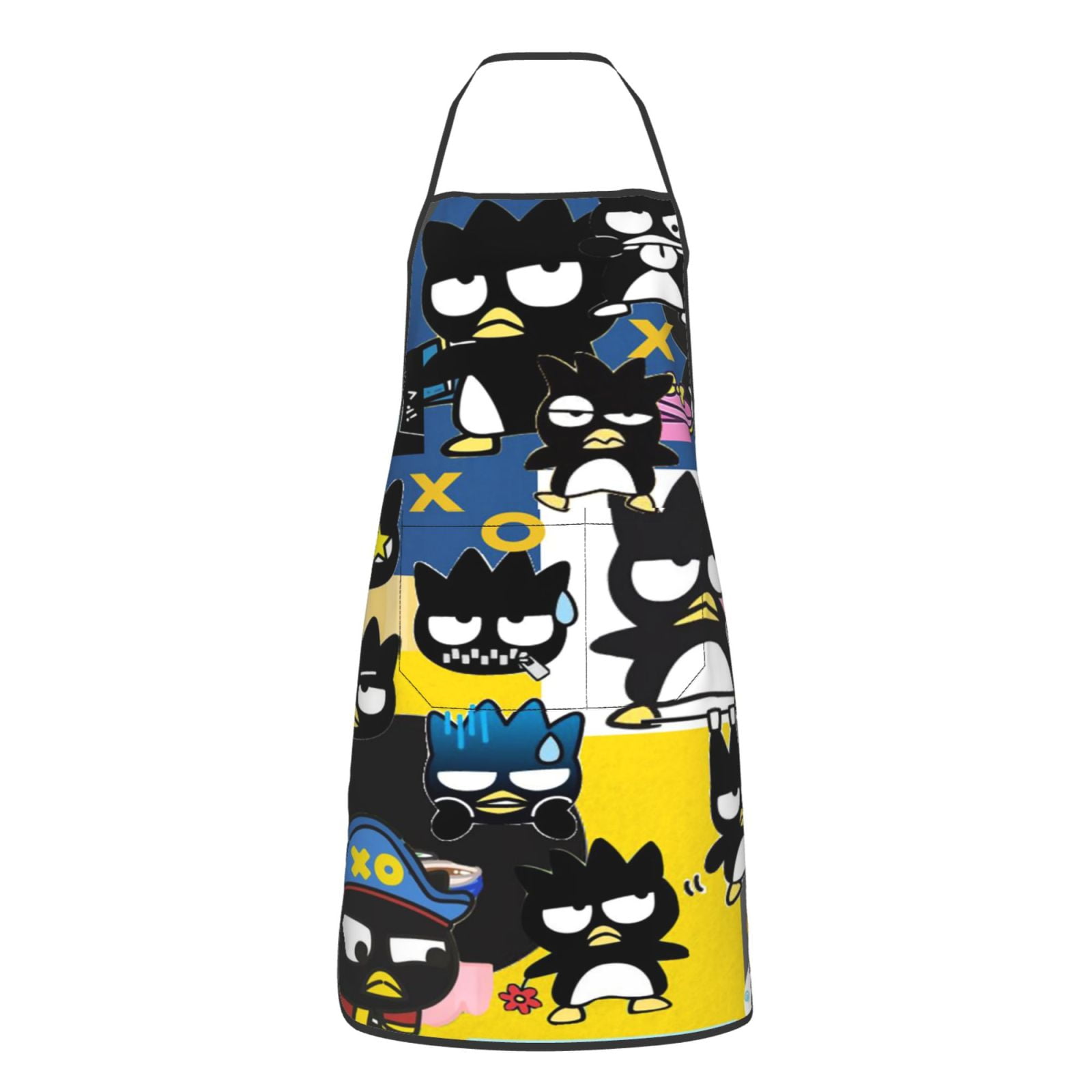 Badtz Maru Adjustable Bib Aprons, Waterdrop Resistant Apron with 2 ...