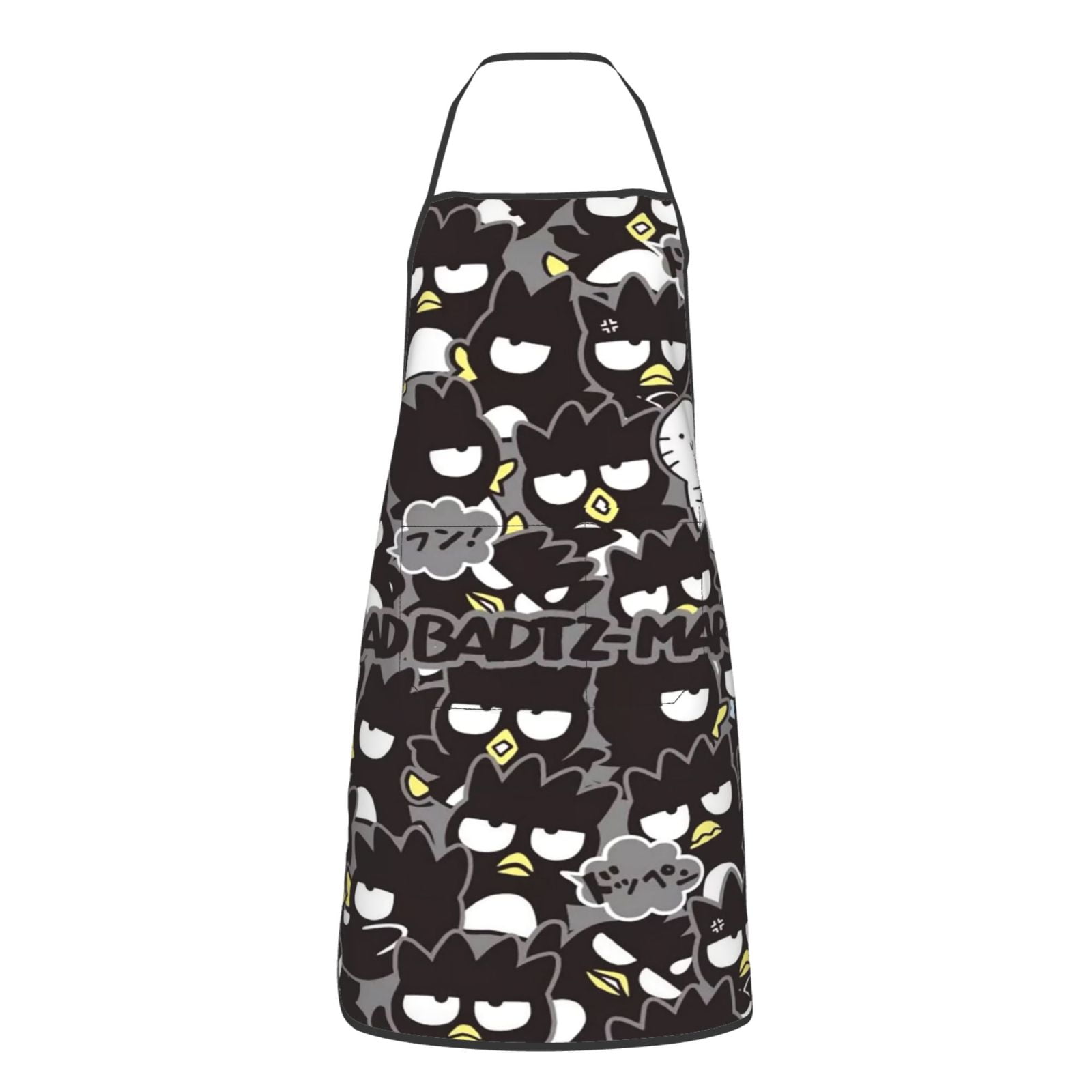 Badtz Maru Adjustable Bib Aprons, Waterdrop Resistant Apron with 2 ...