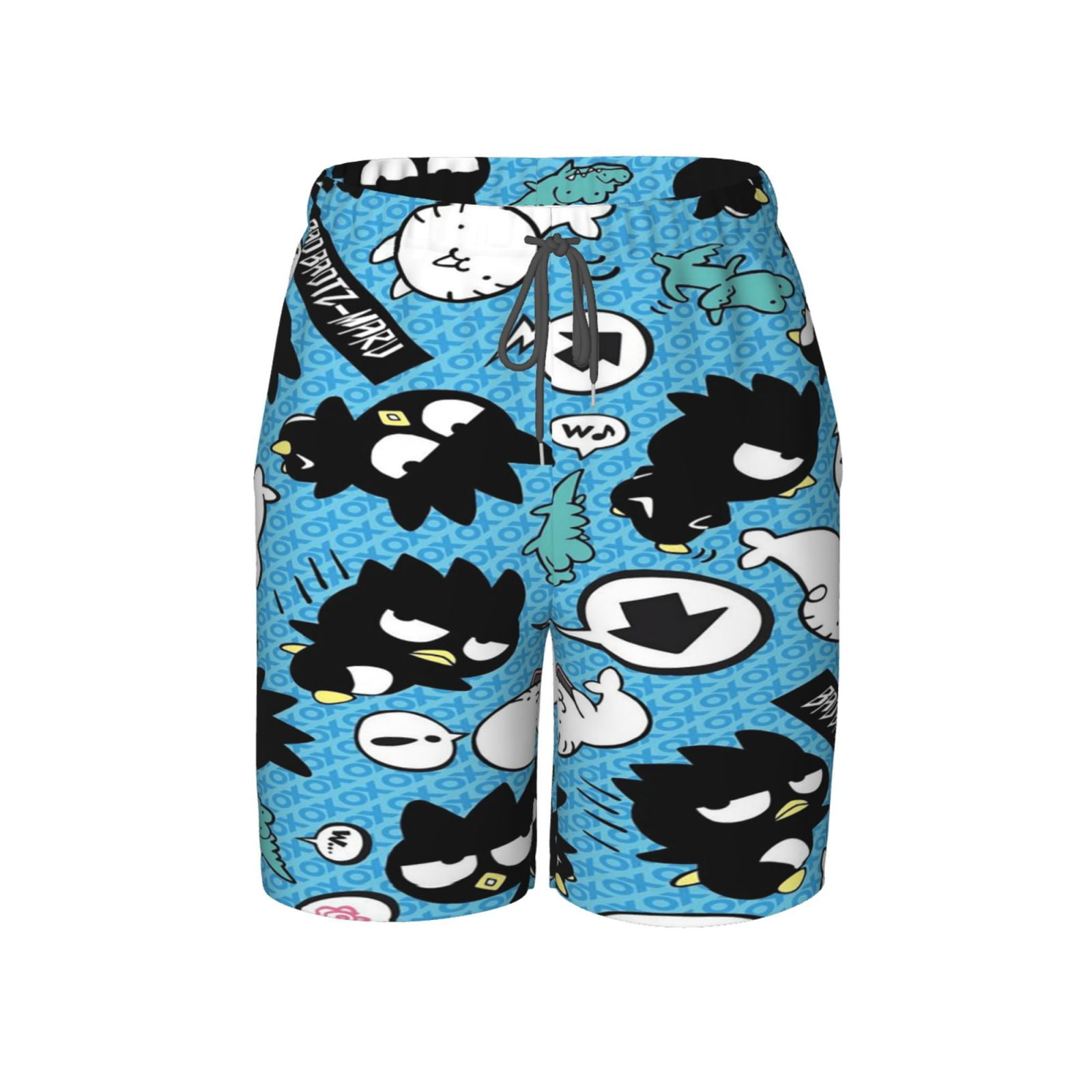 Badtz Maru Boys Swim Trunks Quick Dry Boards Shorts For Kids Beach Swim ...
