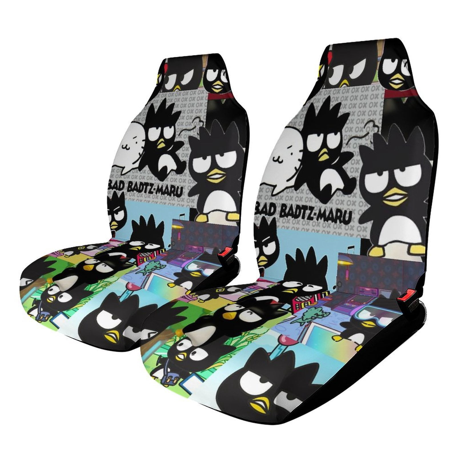 Badtz Maru Car Seat Covers Nonslip Elastic Front Seat Protector Fashion ...