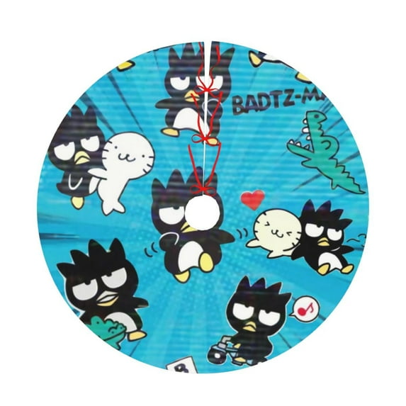 Badtz-Maru & Friends Christmas Tree Skirt - 36 Inches Merry Christmas ...