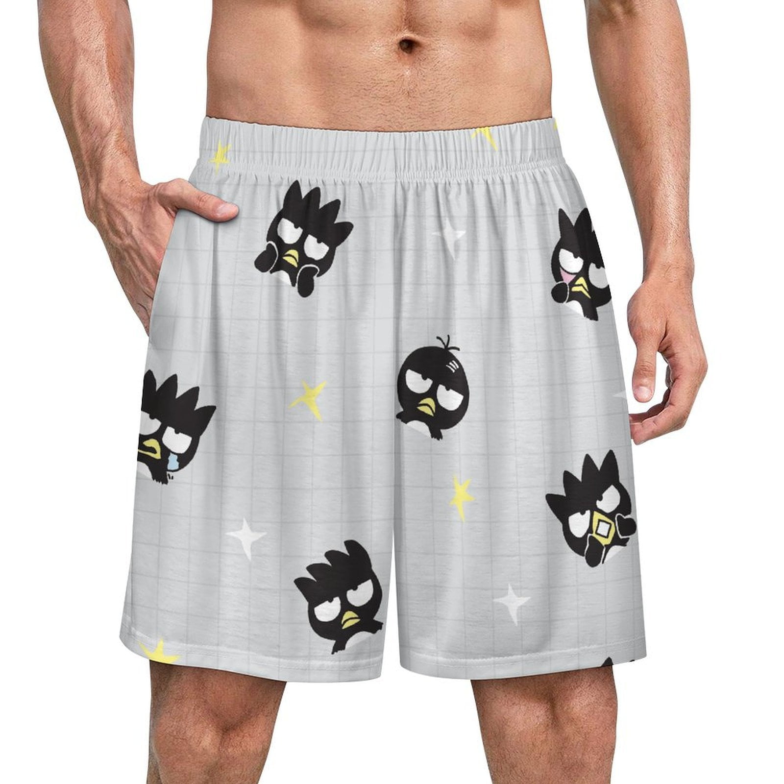 Badtz Maru Men's Sleepwear Shorts Pajama Bottom Lounge Sleep Pajama ...