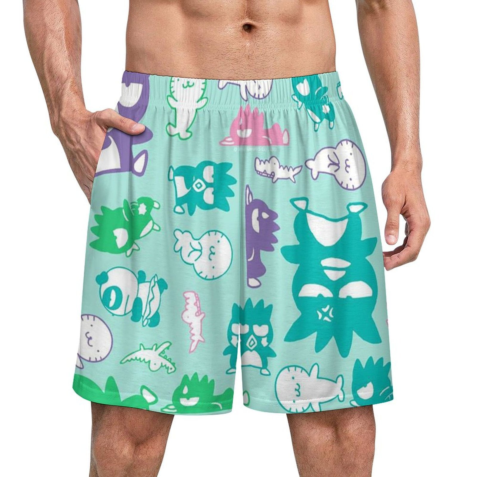Badtz Maru Men's Sleepwear Shorts Pajama Bottom Lounge Sleep Pajama ...