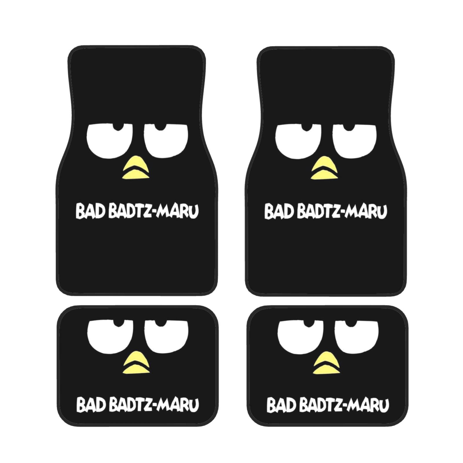 Badtz Maru Set Of 4 Pcs Cartoon Car Floor Mats Cartoon Print Car ...
