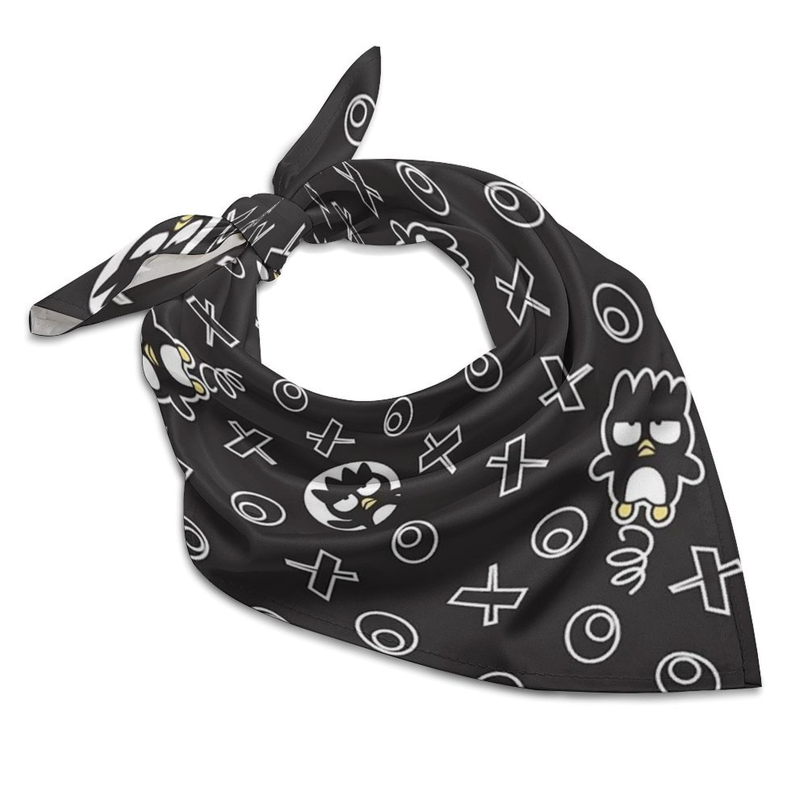 Badtz Maru Silk Satin Square Head Scarf - Square Head Scarves for Women ...
