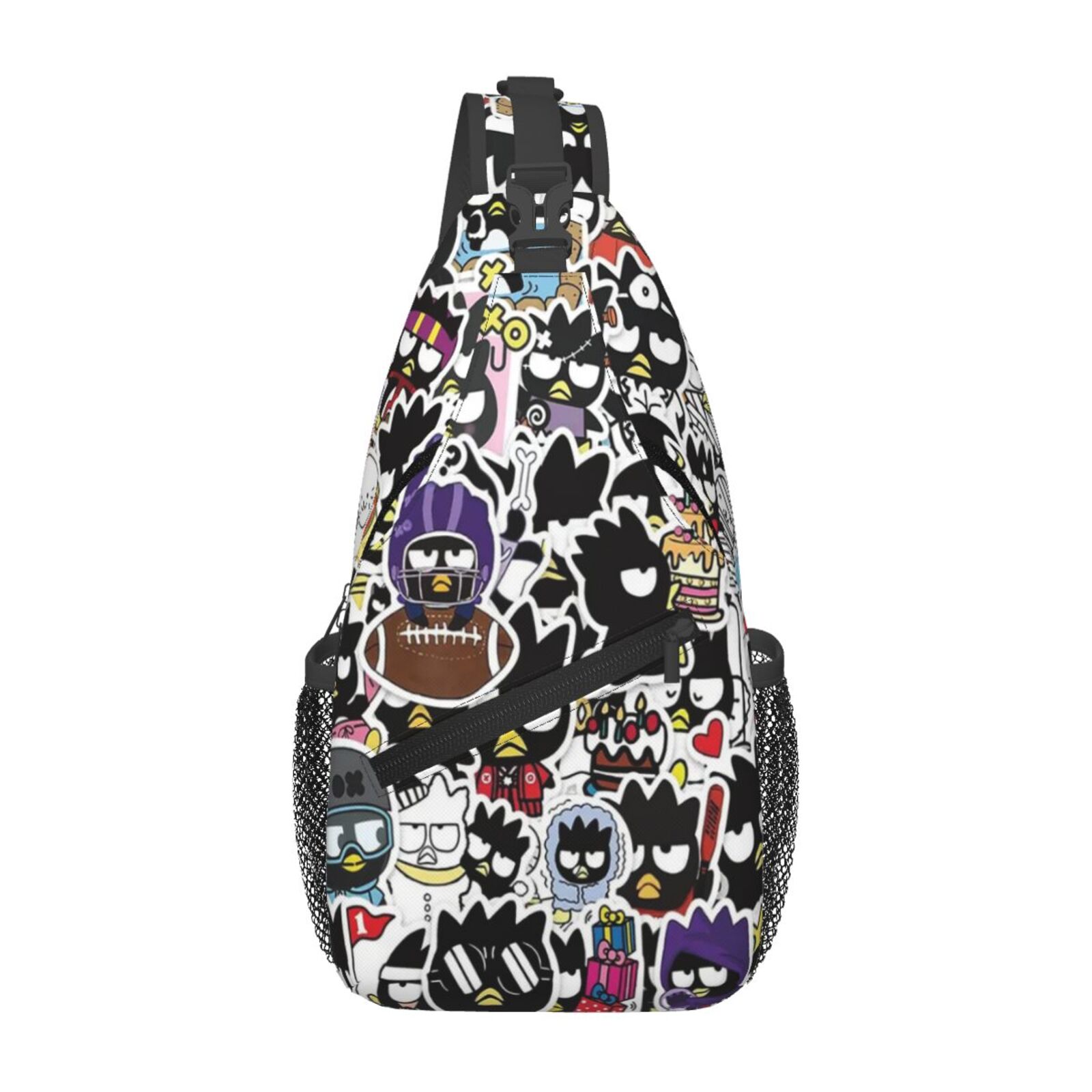Badtz Maru Sling Bag Cartoon Crossbody Bag Travel Hiking Backpack ...