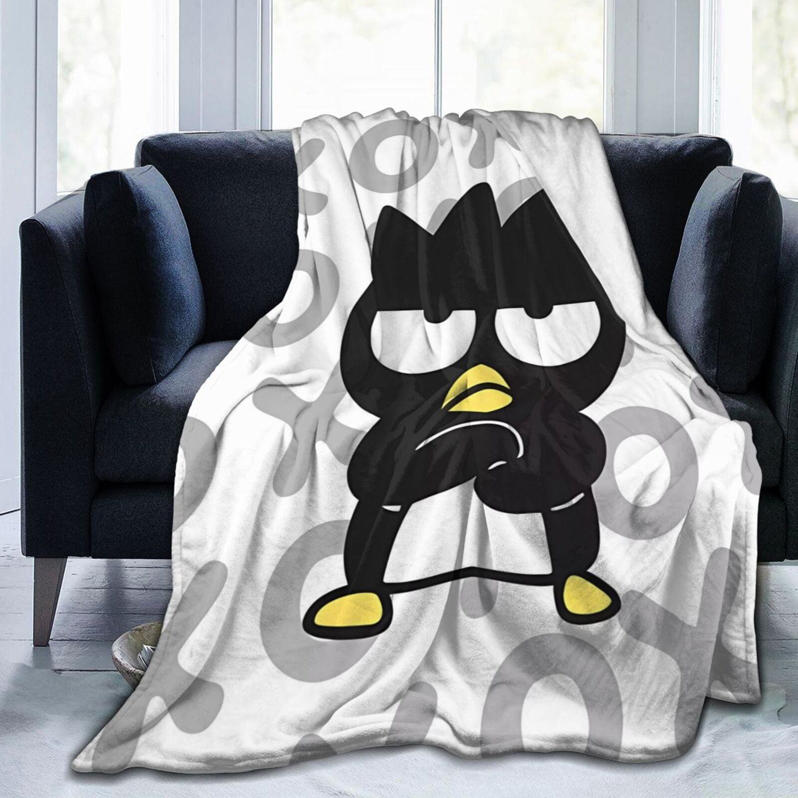 Badtz-maru Blanket Soft Cozy Flannel Blankets Lightweight Sofa Blankets ...