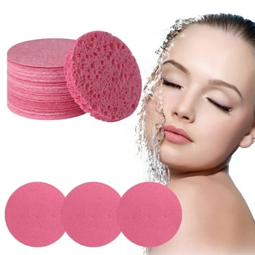 6pcs Facial Sponge Exfoliating Face Scrubber Natural Cosmetic Spa ...