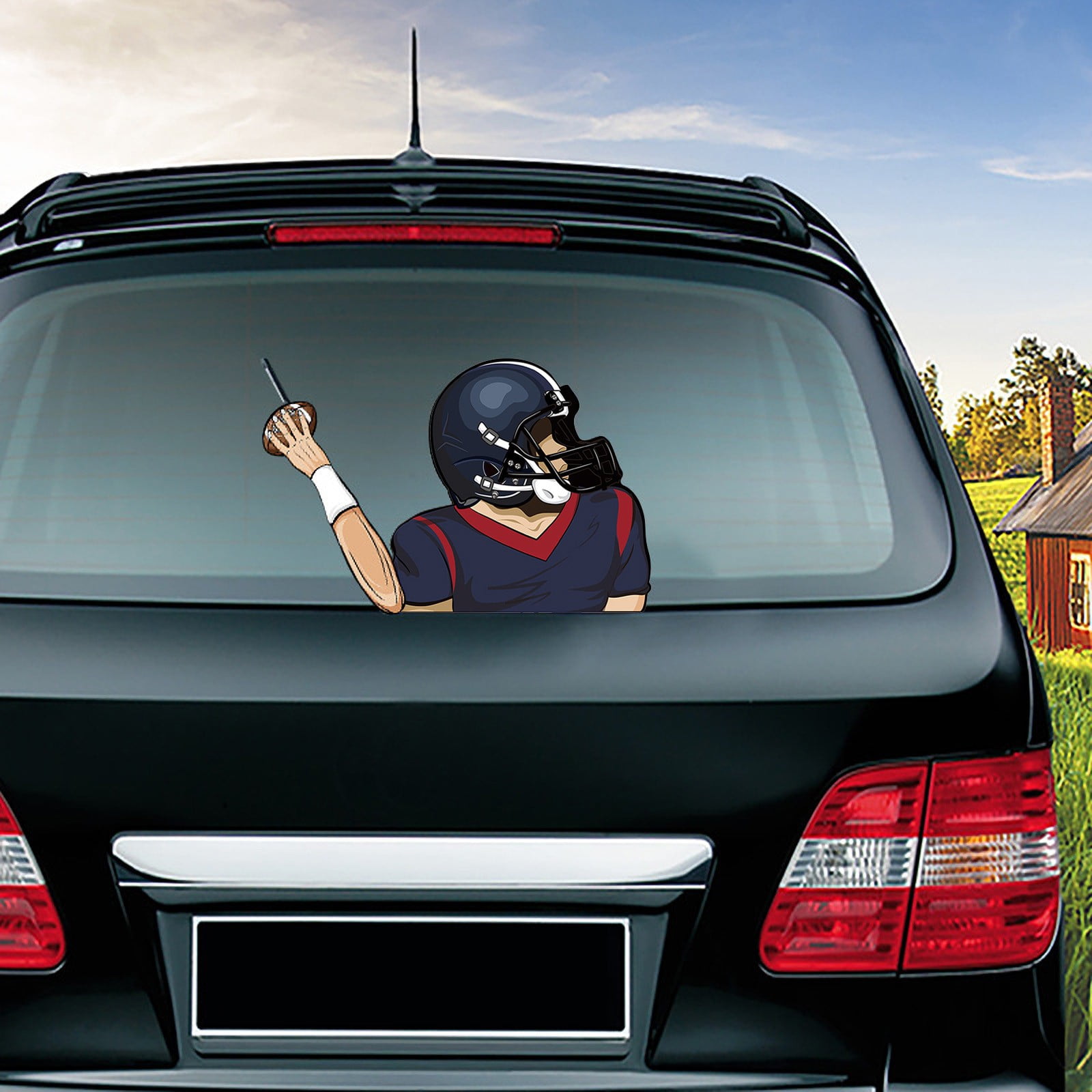 BadyminCSL Clearance Deals Football Quarterback Wiper Stickers Car ...