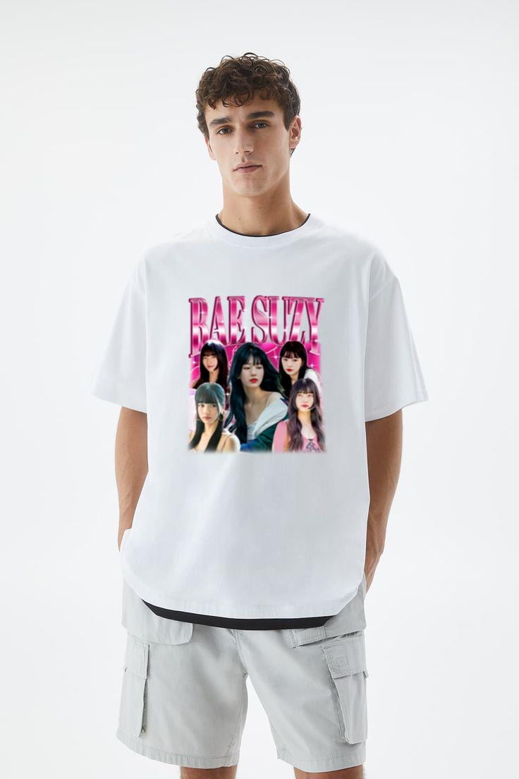 Bae Suzy Merch Vintage Korean Singer T-shirt Retro Tees, for men ...