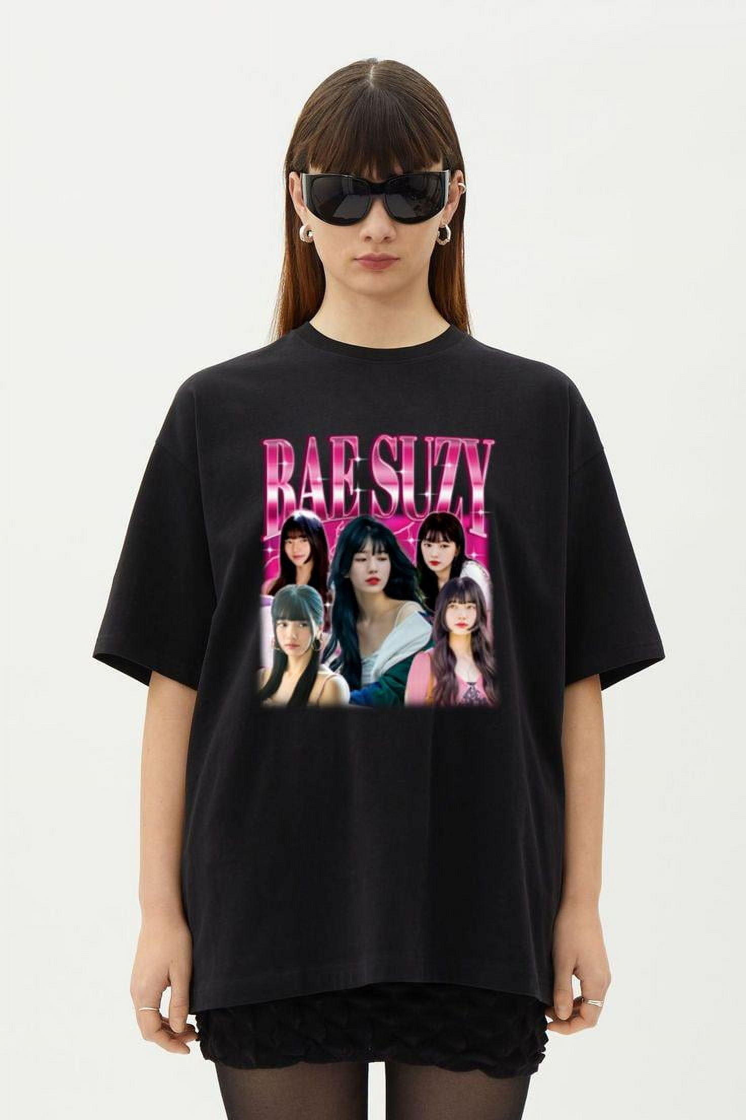 Bae Suzy Merch Vintage Korean Singer T-shirt Retro Tees, for men ...
