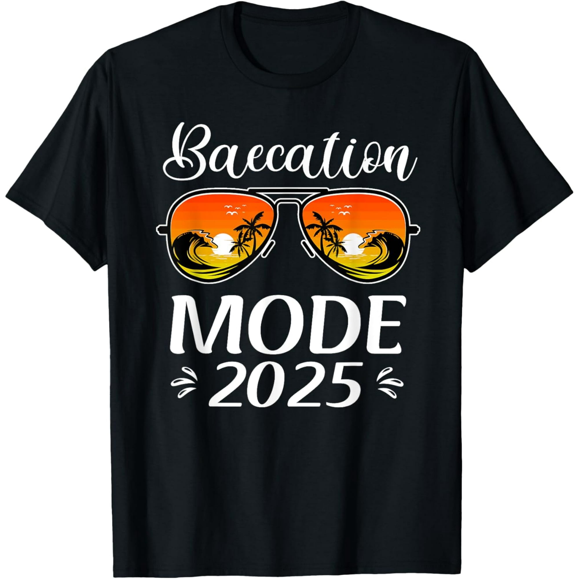 Baecation Mode 2025 Matching Couples Trip Beach Bae Vacay T-Shirt ...