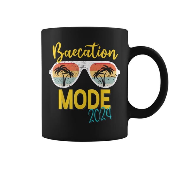 Baecations Mode 2024 Matching Couples Trip Beach Vacation Coffee Mugs ...
