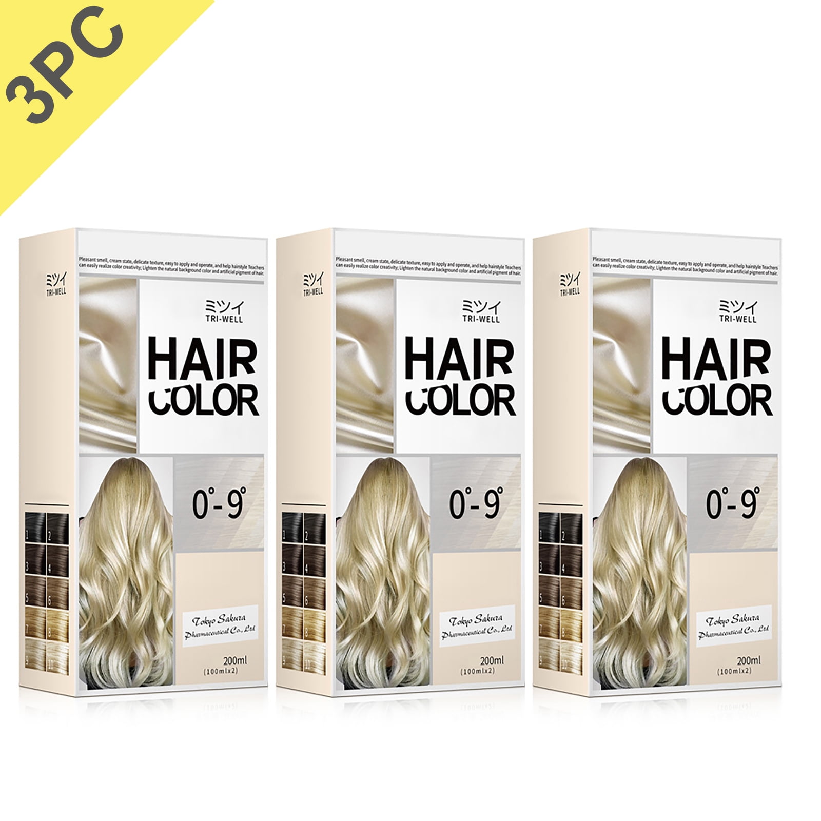 Baeitkot 3PC Platinum Lightening Hair Bleach, Lifts Up To 9 Levels ...