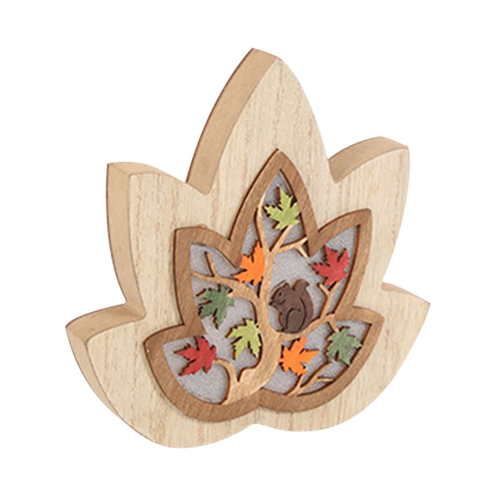 Baeitkot Carved Wood Wall Art , Lighted Multilayer Forest Silhouette ...