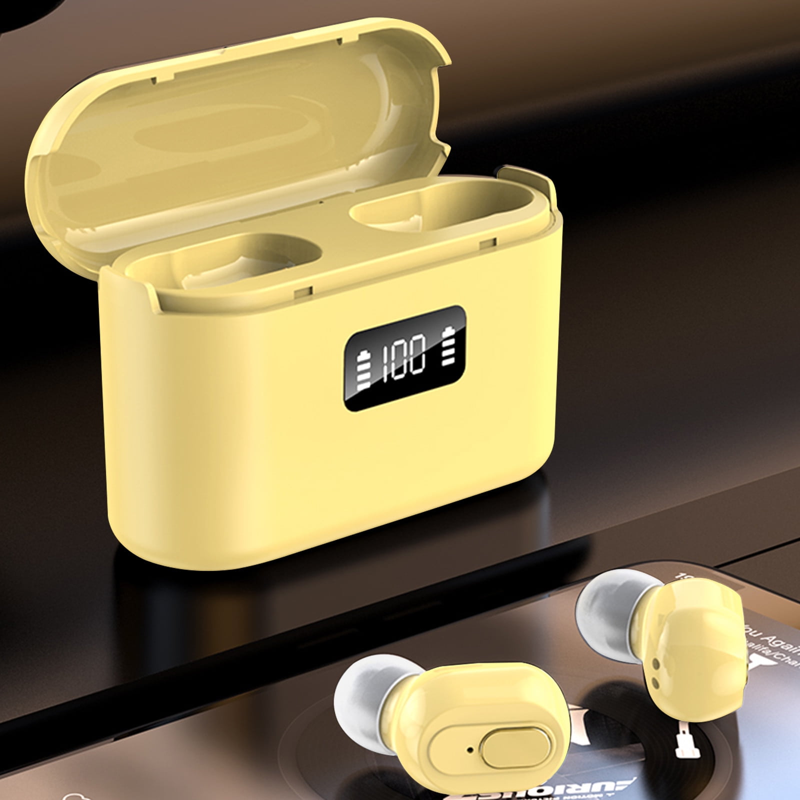 Baeitkot Ear Buds Bluetooth 5.1 Headphone Three True Digital Display ...