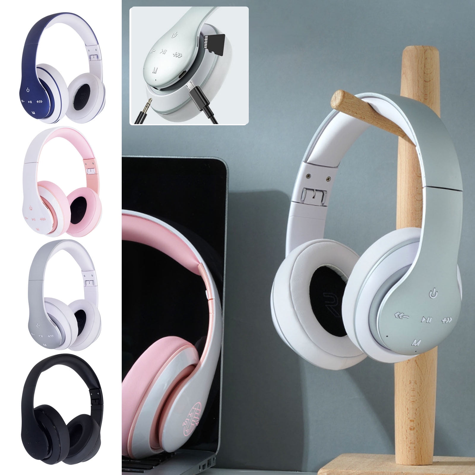 Baeitkot Headset Bluetooth Headset Wireless Music Headset Subwoofer ...