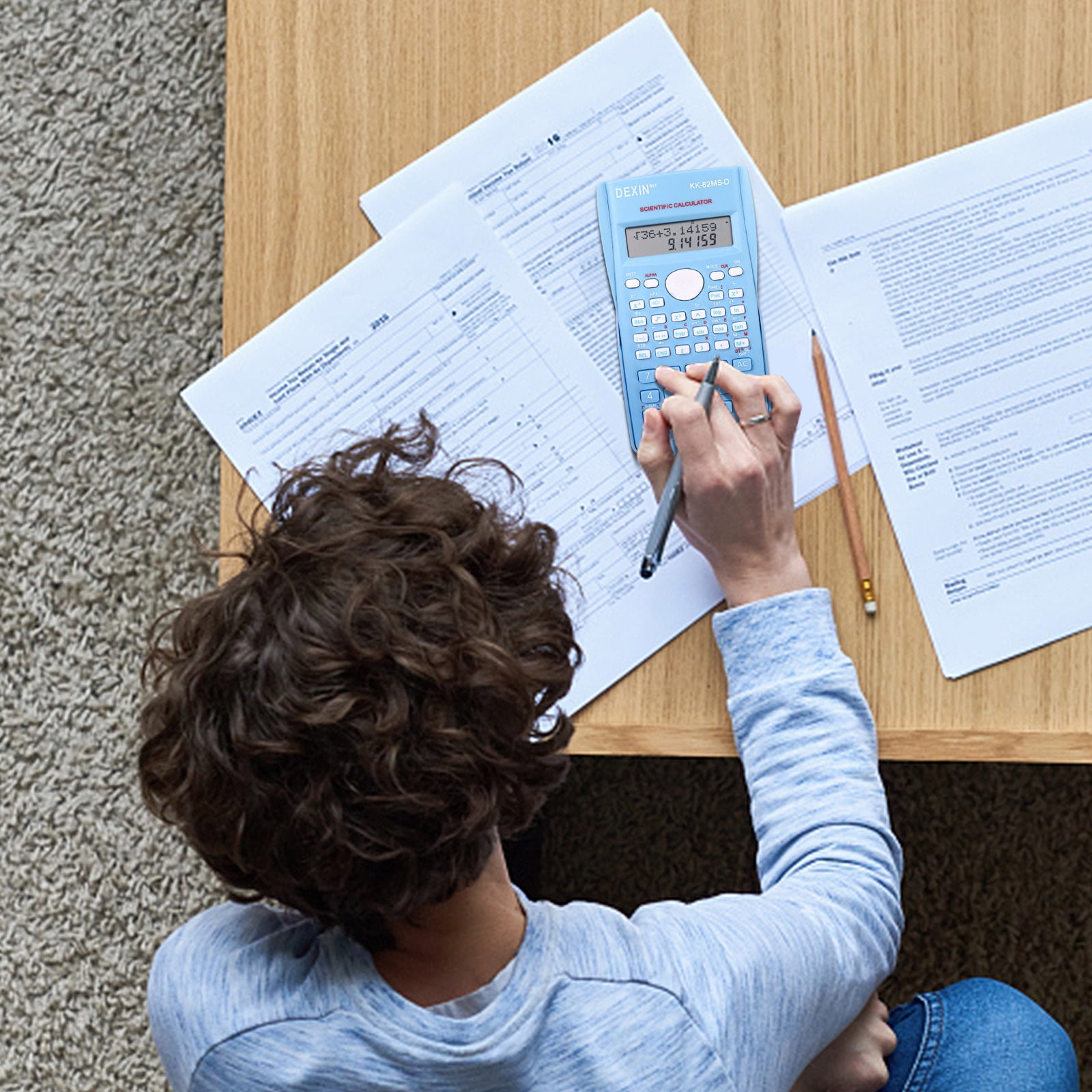 Baeitkot Science Calculator 12 Digits Dual Line Display Multifunctional ...