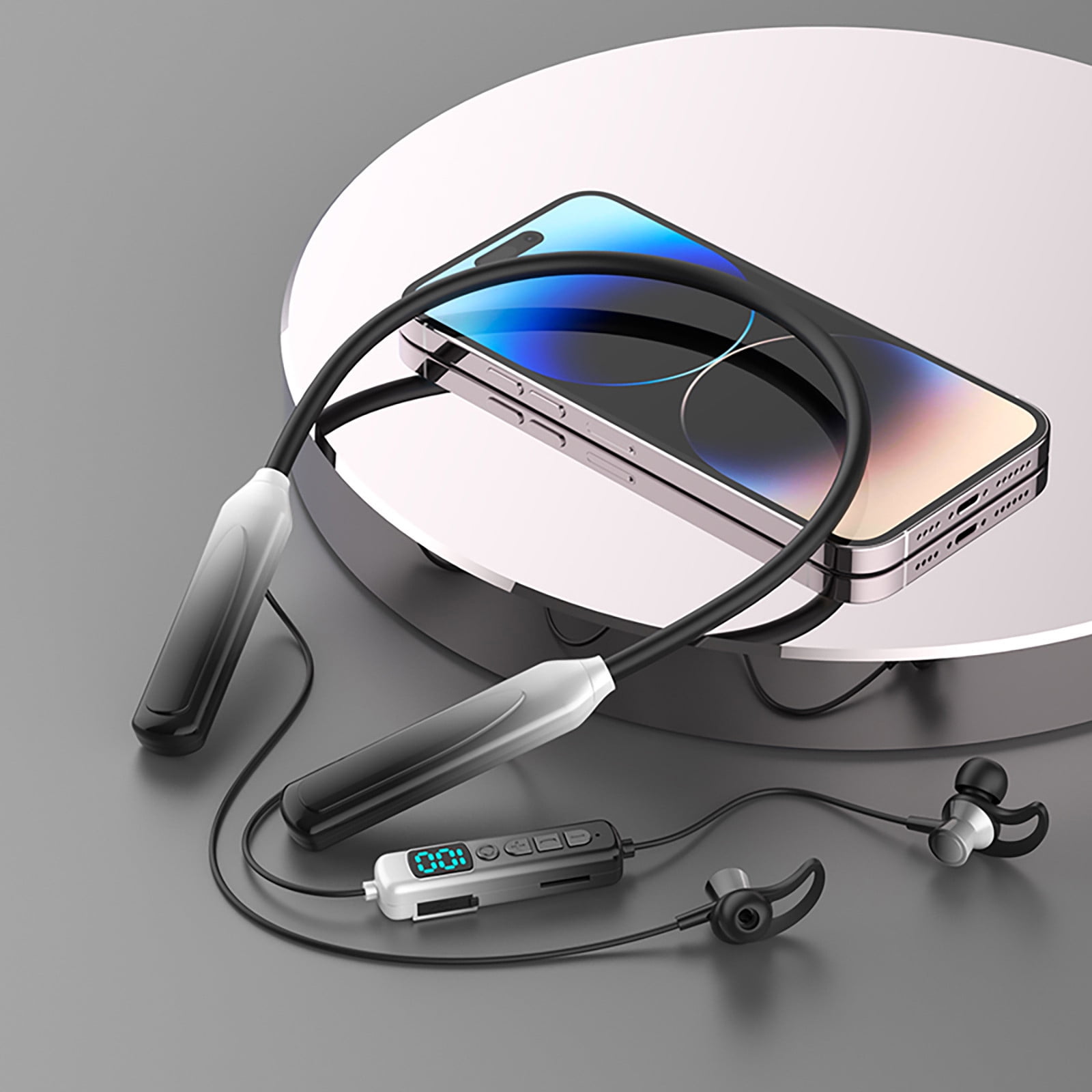 Baeitkot Ultra Long Sports Wireless Bluetooth Headset Dual Ear Mobile ...